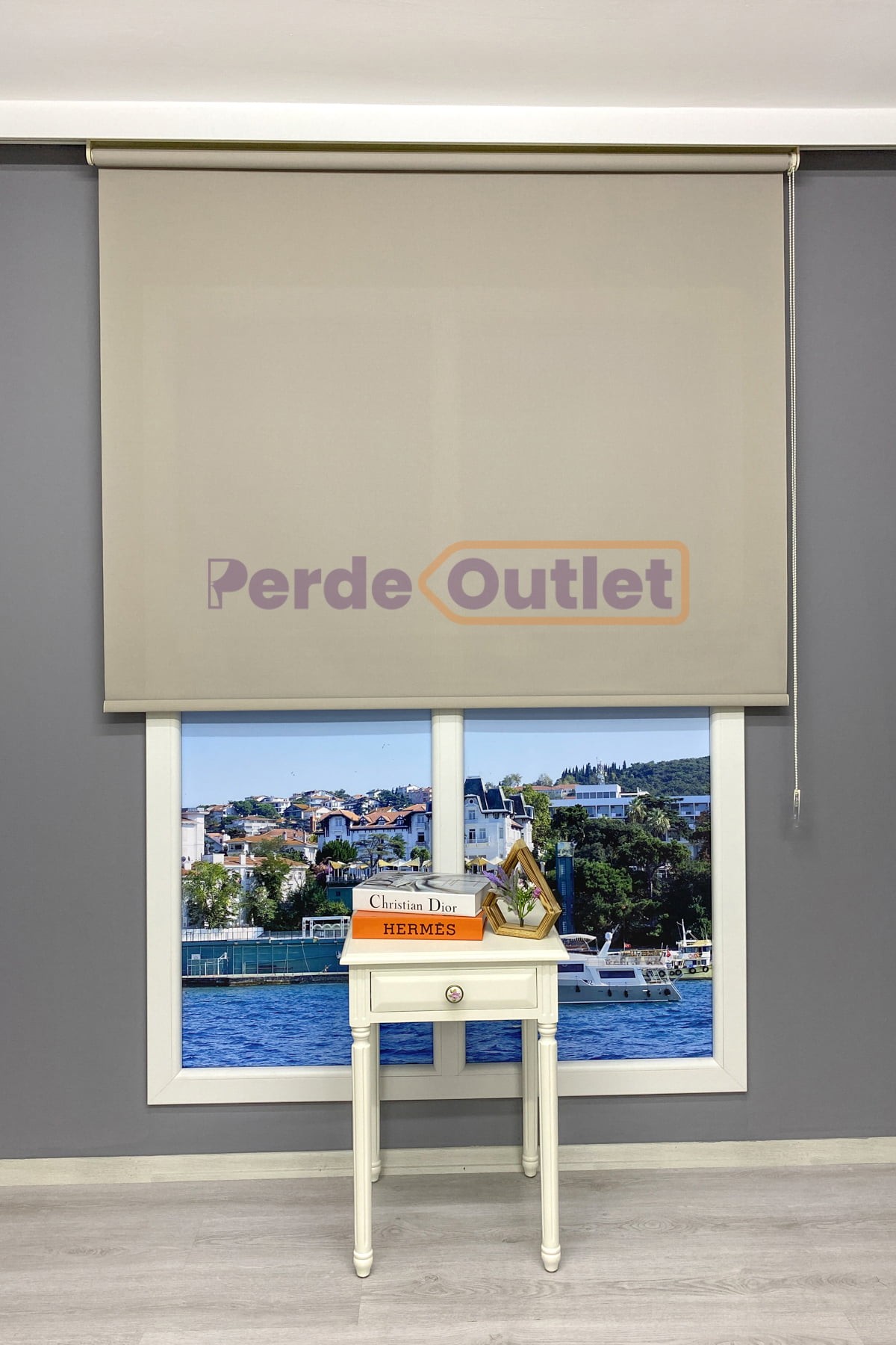 Bej Sun Screen Stor Perde • Perdeoutlet.com