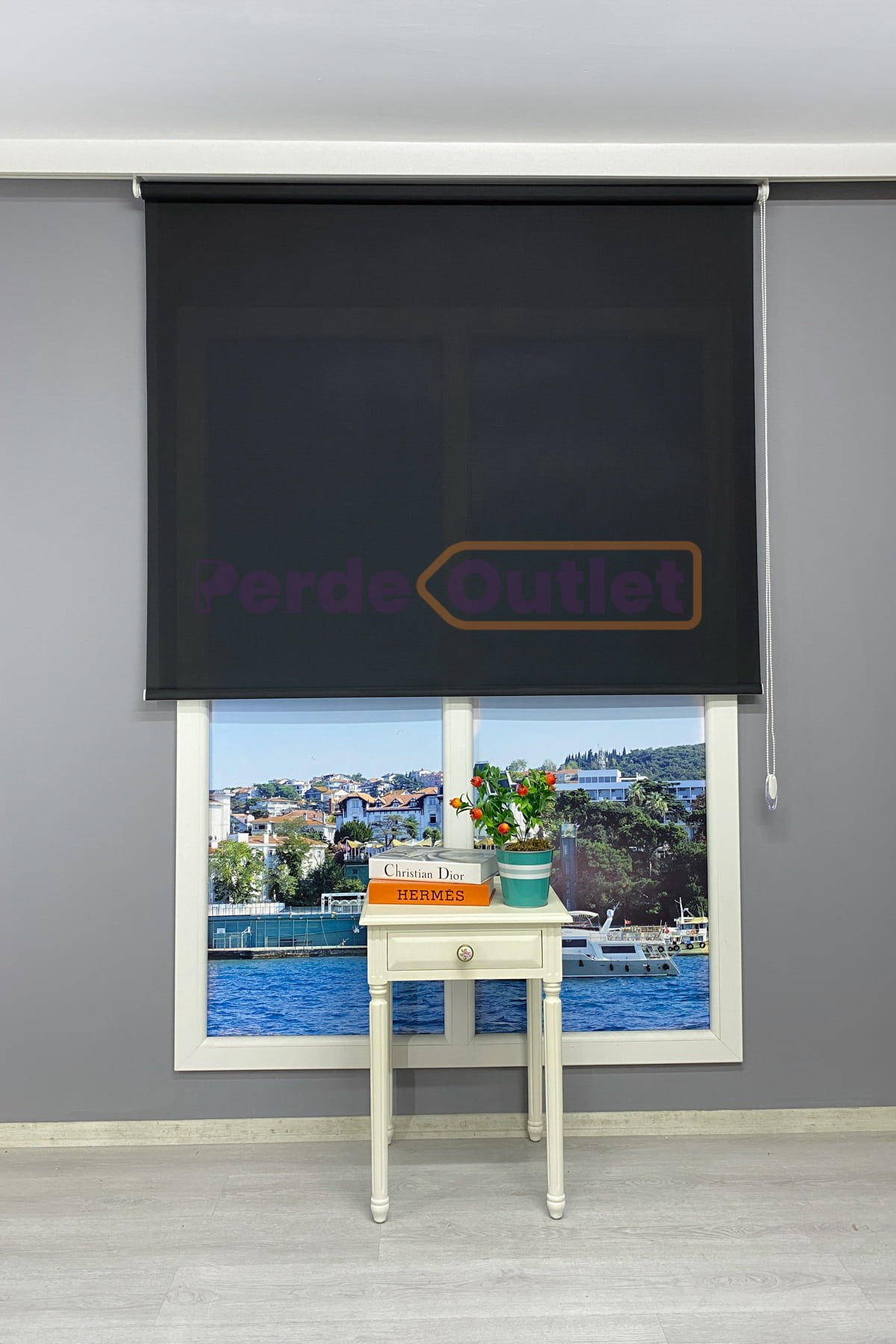 Siyah Sun Screen Stor Perde • Perdeoutlet.com