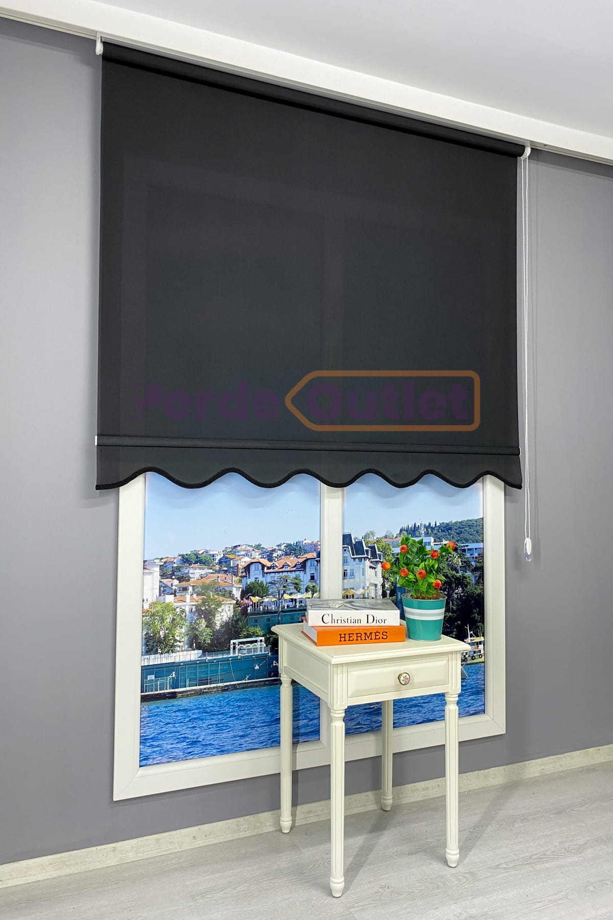 Siyah Sun Screen Stor Perde • Perdeoutlet.com